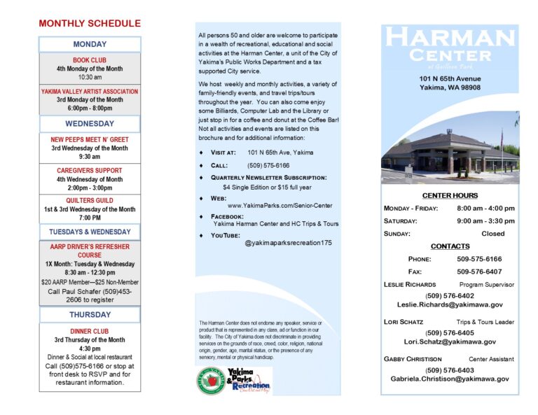 Harman Center at Gailleon Park | Yakima Parks and Recreation