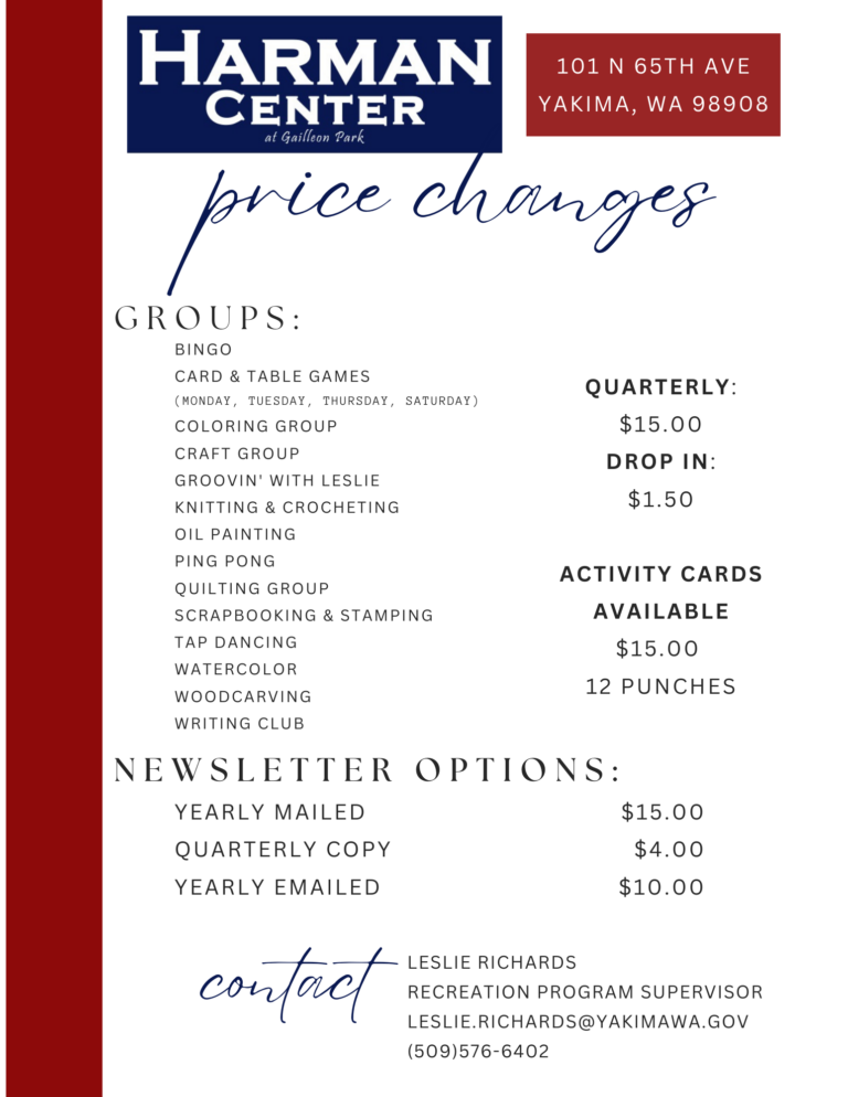 Harman Center at Gailleon Park | Yakima Parks and Recreation